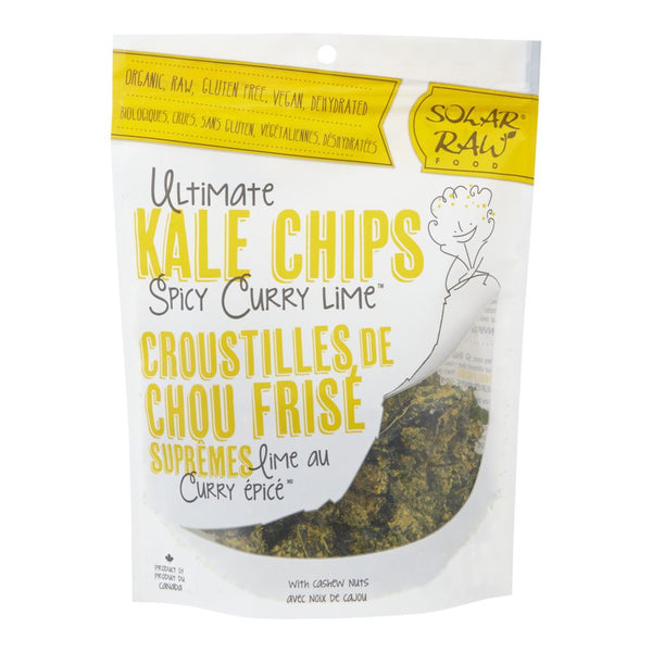 KALE RAW CHIPS 100G CURRY – Nature Sante