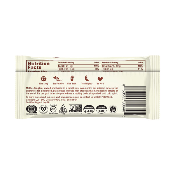 BAR 65G MOCHA CHOCO GO MACRO – Nature Sante