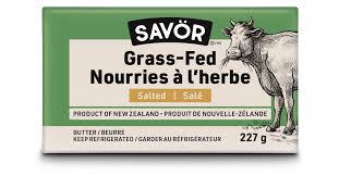 BEURRE 227G VACHE SALÉ GRASS-FED SAVOR – Nature Sante