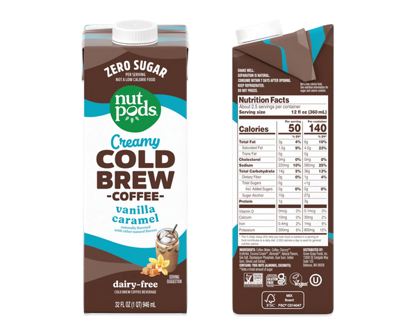 COLD BREW 946ML VANILLA CARAMEL NUTPODS – Nature Sante