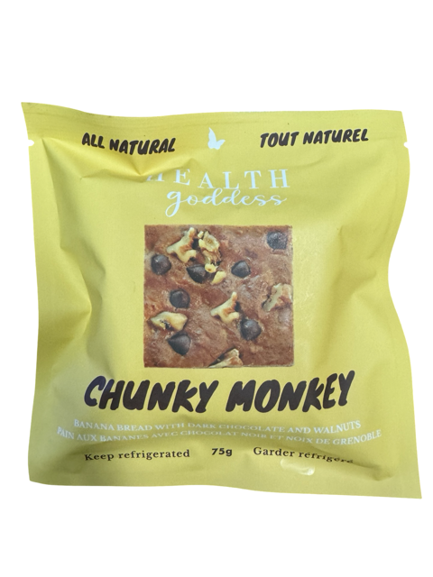 COOKIE 65G CHUNKY MONKEY HEALTH GODDESS – Nature Sante