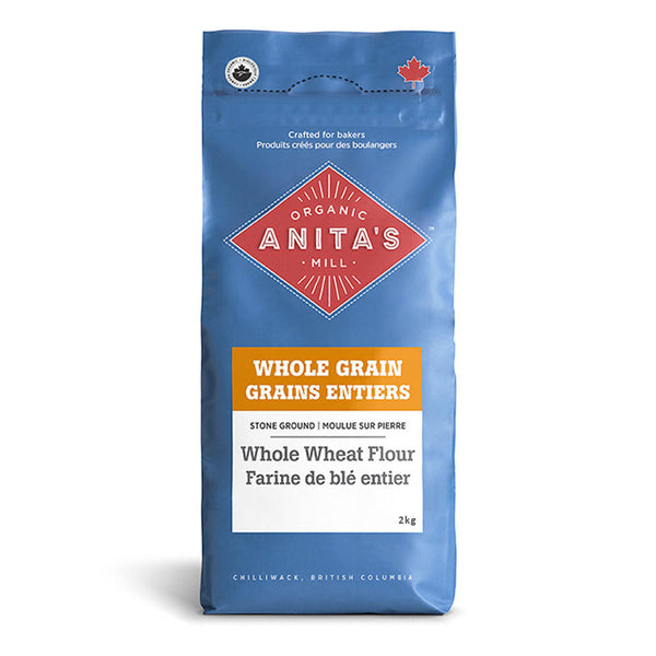 FLOUR 2KG WHOLE WHEAT ORGANIC ANITA'S – Nature Sante