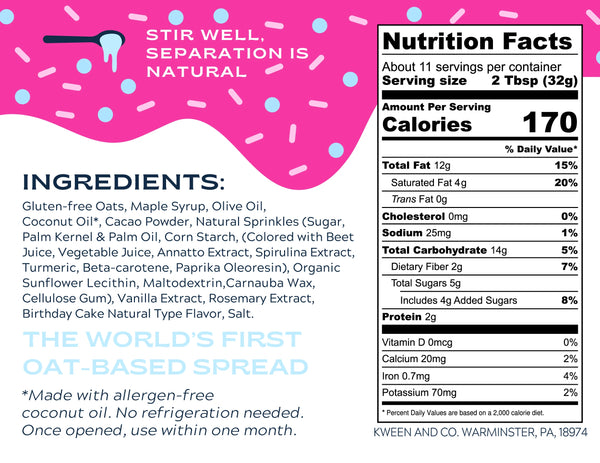 GRANOLA BUTTER 340G CHOCOLATE BIRTHDAY CAKE – Nature Sante