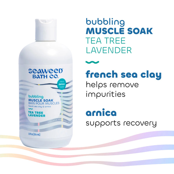 MUSCLE SOAK 354Ml TEA TREE LAVENDER SEAWEED BATH – Nature Sante