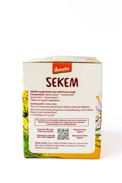 COUGH TISANE 15SACHETS SEKEM – Nature Sante