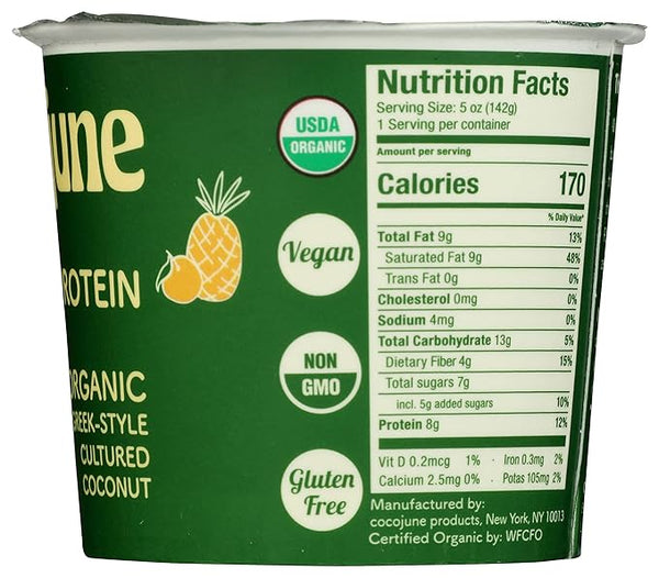 YOGURT 141G PROTEIN PINEAPPLE YUZU COCOJUNE – Nature Sante