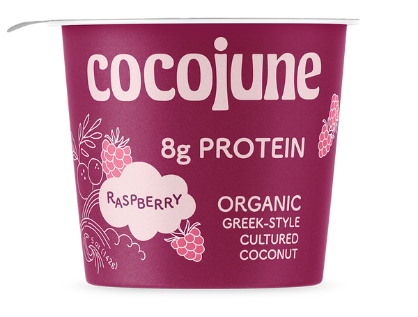 YOGURT 141G PROTEIN RASPBERRY COCOJUNE – Nature Sante