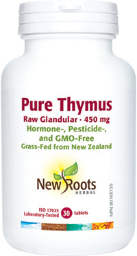 THYMUS 30 CAP 450MG NEW ROOTS – Nature Sante