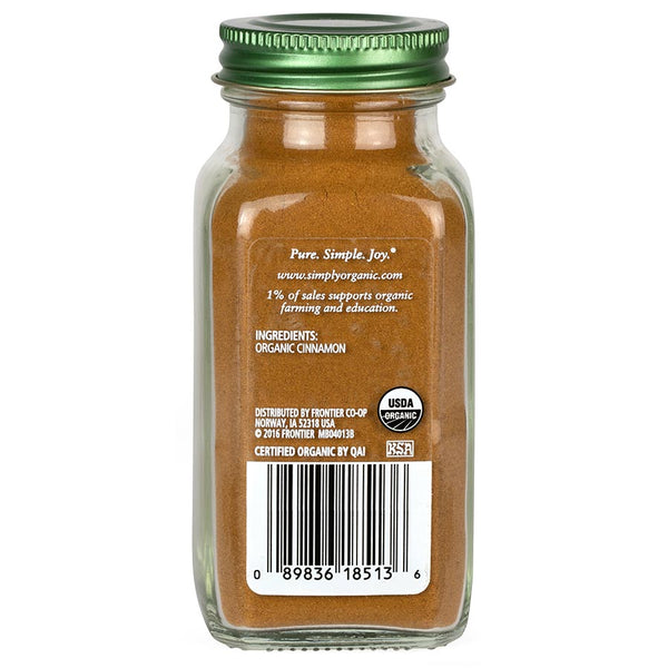 CANNELLE MOULU 69G SIMPLY ORGANICS – Nature Sante