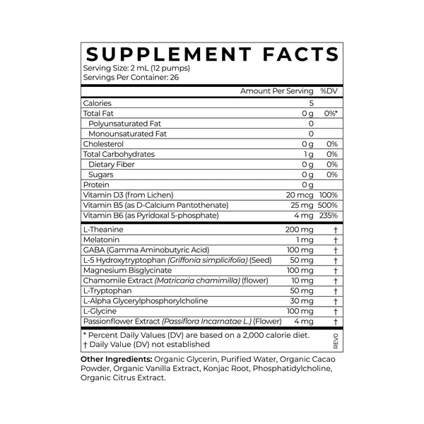 SLEEP 52ml LIPOSOMAL CACAO CYMBIOTIKA – Nature Sante