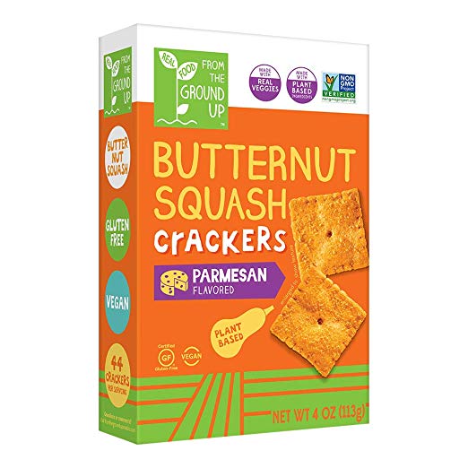 BUTTERNUT SQUASH CRACKERS 113g PARMESAN – Nature Sante