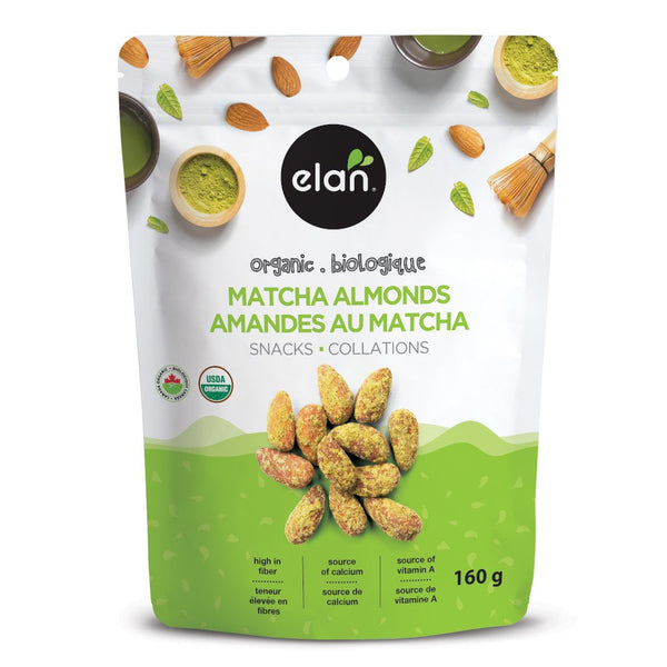 AMANDES 160G MATCHA BIO ELAN – Nature Sante