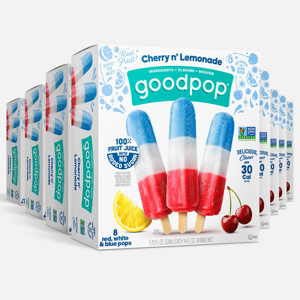 POPSICLES 49ML*8 GOODPOP CHERRY – Nature Sante