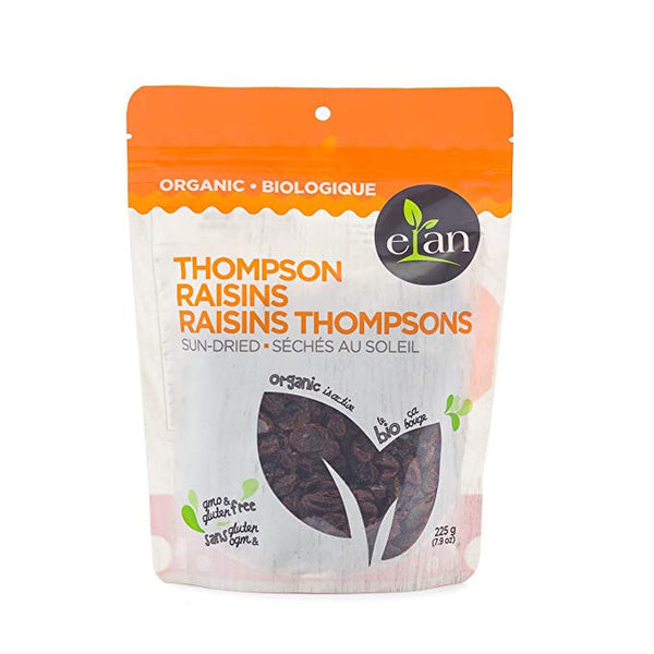 RAISIN THOMPSON BIO 225G – Nature Sante