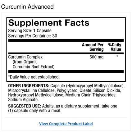 CURCUMIN ADVANCED 30CAP DR.MERCOLA – Nature Sante