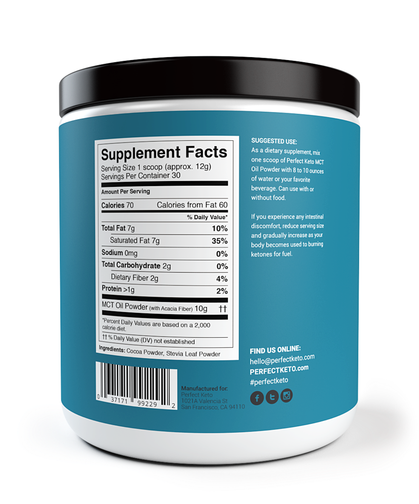 MCT OIL POWDER 300G UNFLAVORED – Nature Sante