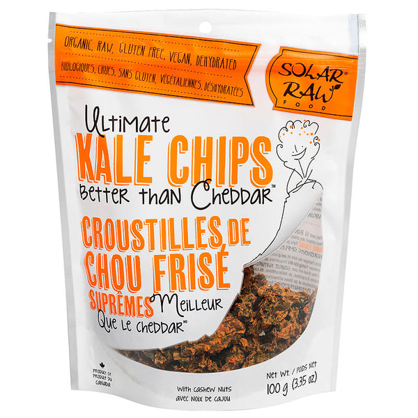 KALE RAW CHIPS 100G CHEDDAR – Nature Sante