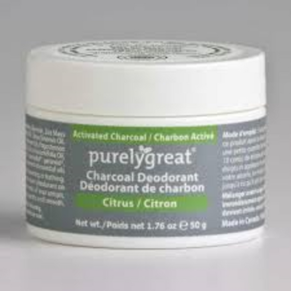 DEODORANT 50G CITRUS CHARCOAL PURELY – Nature Sante