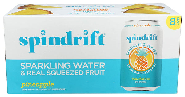 SPINDRIFT 355ML *8 PINEAPPLE – Nature Sante