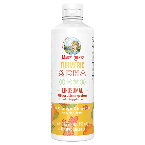 DHA & TURMERIC LIPOSOMAL 443ML MARY RUTH – Nature Sante
